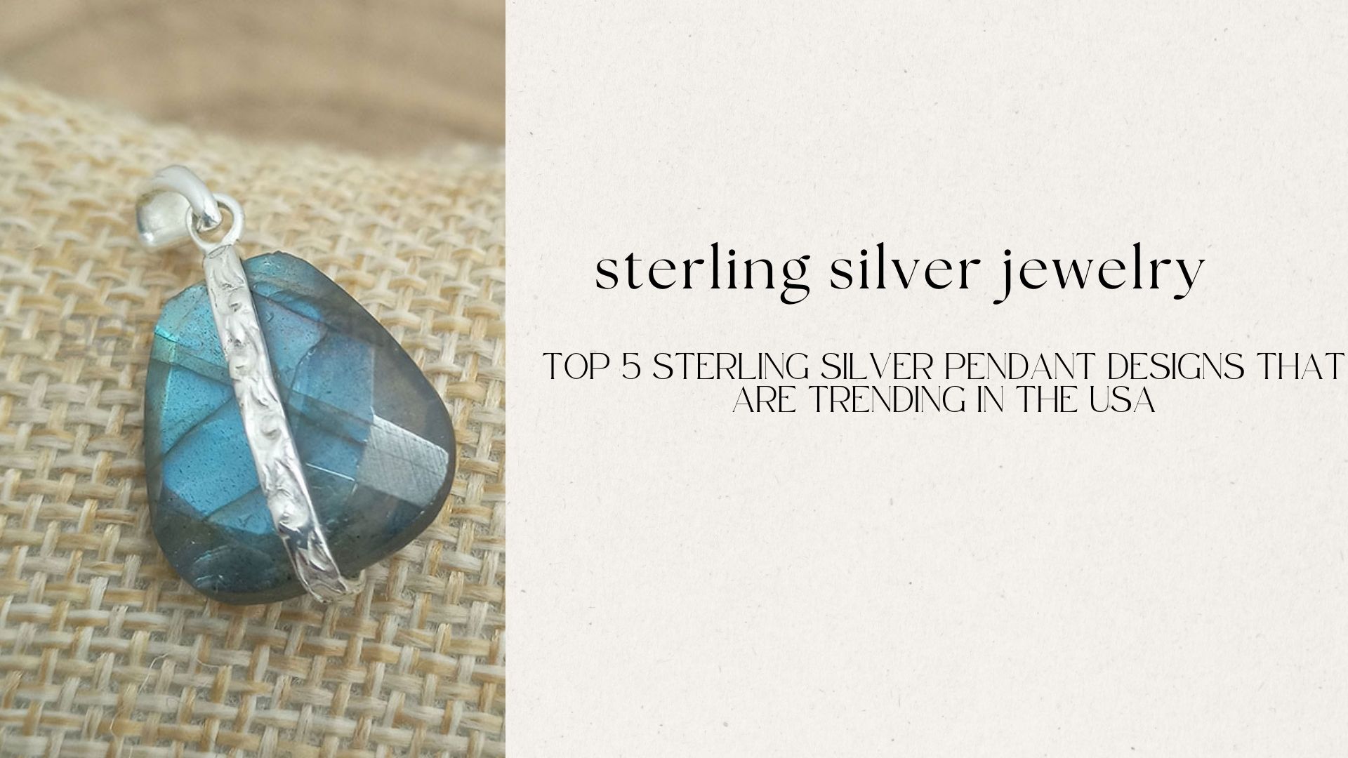Top Sterling Silver Pendant Designs That Are Trending in the USA