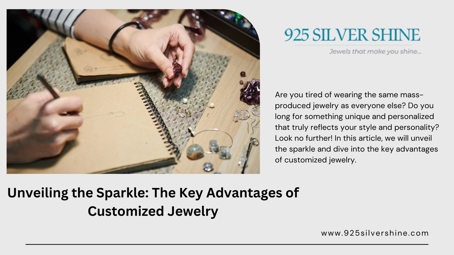 Unveiling the Sparkle: The Key Advantages of Customized Jewelry